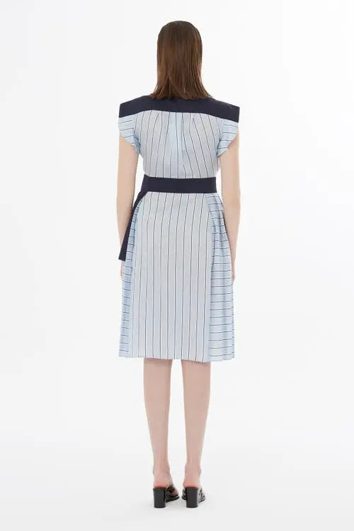 GIZIA Buckle Detail Unlined Dress
