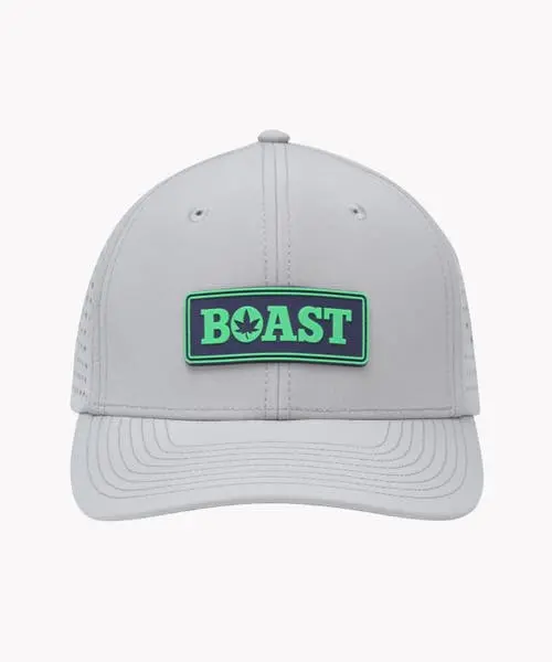 BOAST Perforated Trucker Hat - Grey