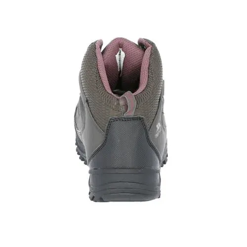 TRESPASS Mitzi Waterproof Mid Cut Walking Boots - Coffee