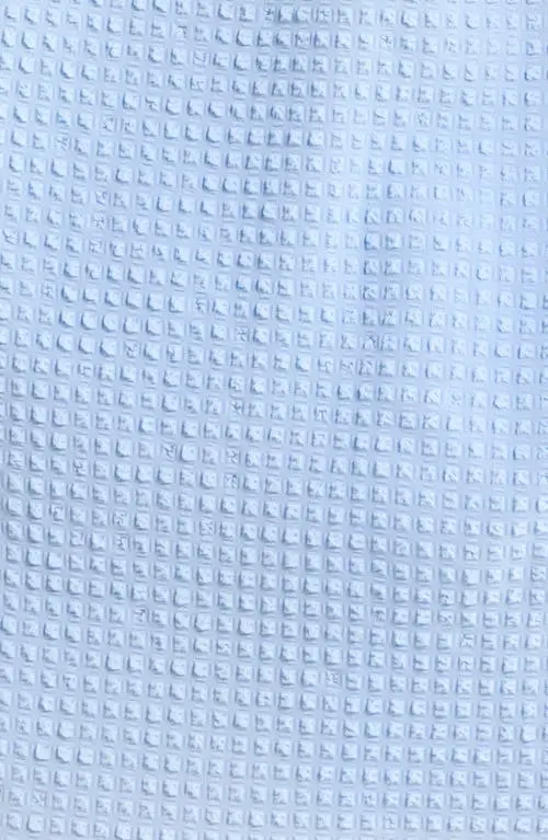 Hunza G Seersucker Button-up Shirt - Cornflower
