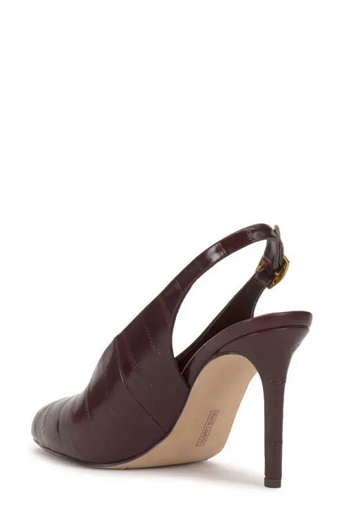 Vince Camuto Helenza Peep Toe Slingback Pump - Pomegranate