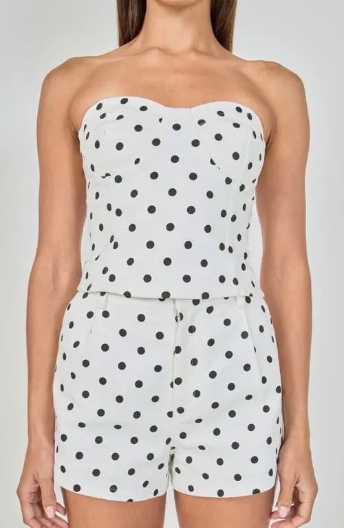 Endless Rose Dot Tube Top