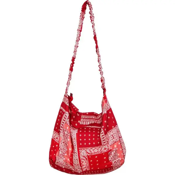 PETIT MOMENTS Bandana Print Cotton Tote Bag