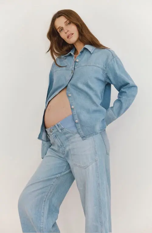 DL1961 Maternity Addison Overshirt