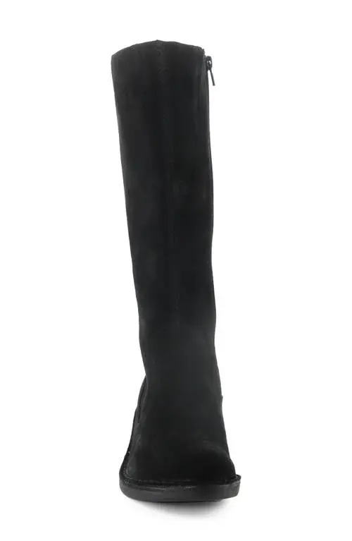 Fly London Mid-calf Suede Zip-up Boots