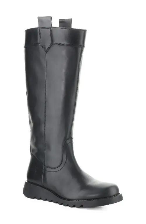 Fly London Sird Knee High Boot - Black