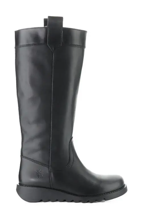 Fly London Sird Knee High Boot - Black