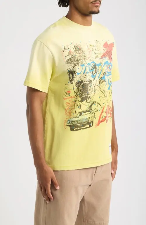 MEMORY LANE Bored In Class Oversize Cotton Graphic T-shirt