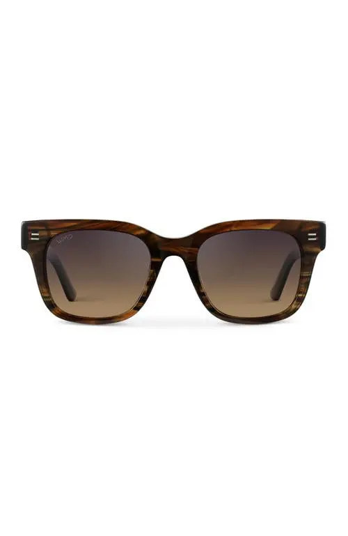 WMP EYEWEAR Nash Square Polarized Sunglasses - Red Oak