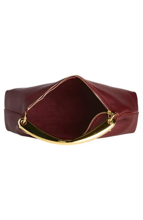 MANSUR GAVRIEL Hea Metal Handle Leather Handbag