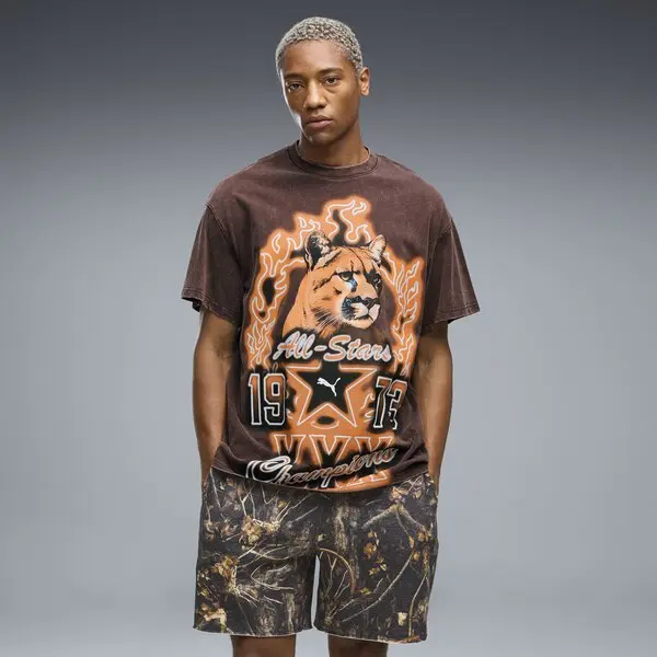 PUMA Dylan Wildcat Oversized Basketball T-shirt