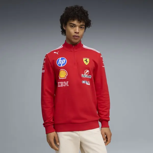 PUMA Scuderia Ferrari Replica T7 Half-zip Top