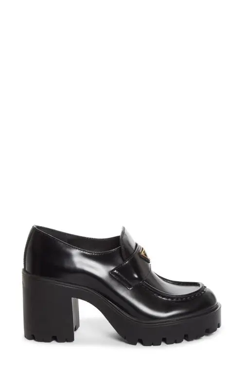 Prada Lug Sole Loafer Pump
