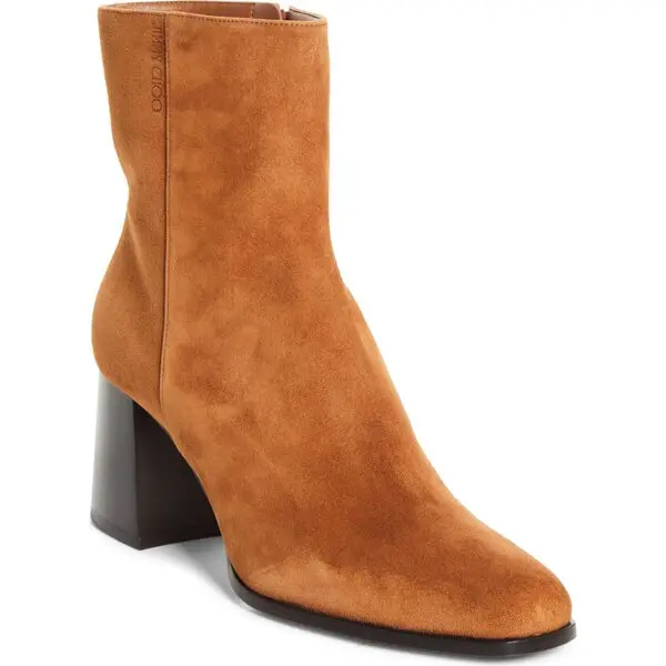 JIMMY CHOO Linne Block Heel Bootie
