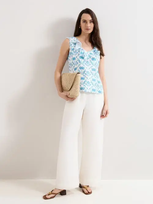 PHASE EIGHT Rhona Linen Blouse