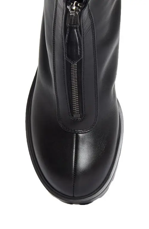 Prada Lug Sole Zip Bootie