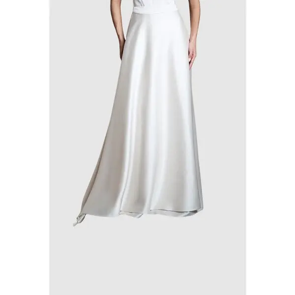 Coast Bridal Wrap Overskirt With Train - Ecru