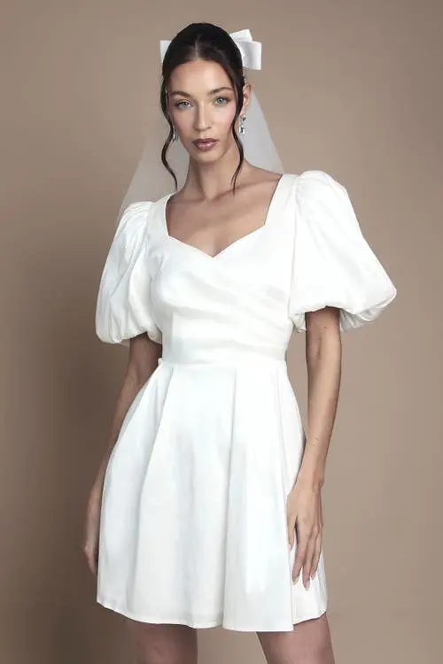 Coast Puff Sleeve Mini Dress