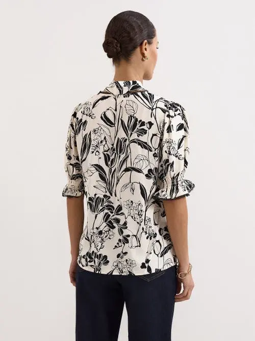 PHASE EIGHT Aisra Lace Trimmed Blouse