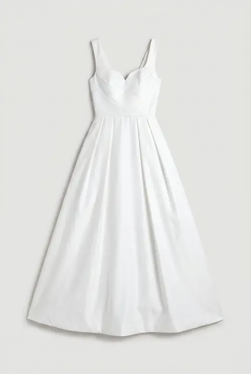 Coast Pleated Satin Maxi Gown