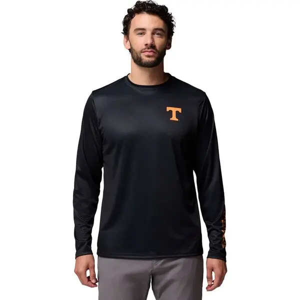 Columbia Tennessee Volunteers Phg Terminal Shot 3-hit Long Sleeve T-shirt - Black