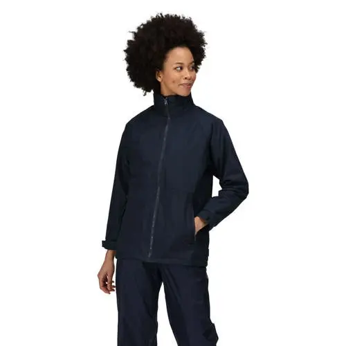 REGATTA Ladies/womens Waterproof Windproof Jacket - Navy Blue
