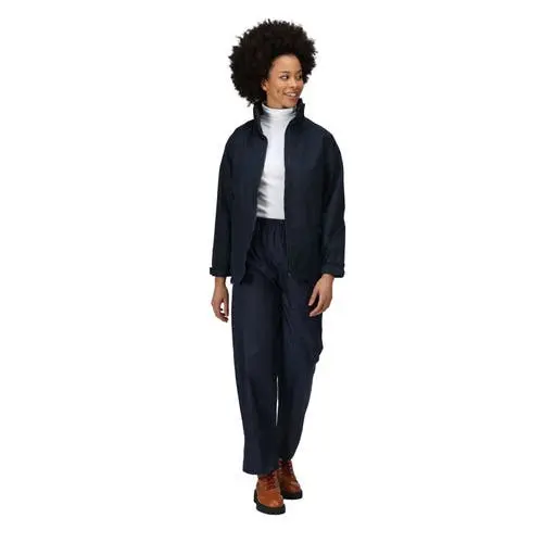 REGATTA Ladies/womens Waterproof Windproof Jacket - Navy Blue