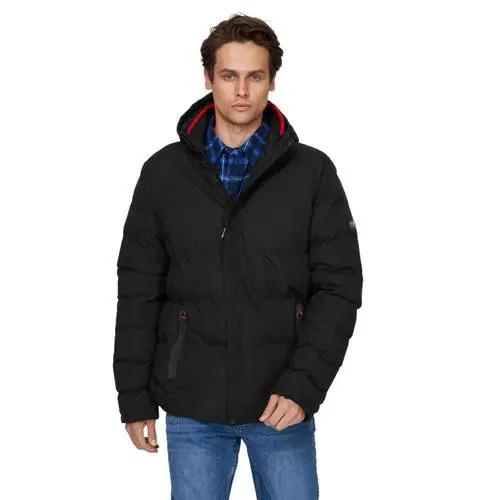 TRESPASS Habbton Quilted Padded Jacket With Hood