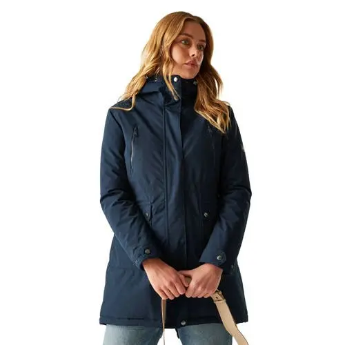 REGATTA Valenta Waterproof Jacket - Navy Blue