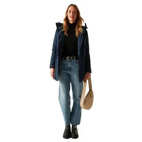 REGATTA Valenta Waterproof Jacket - Navy Blue