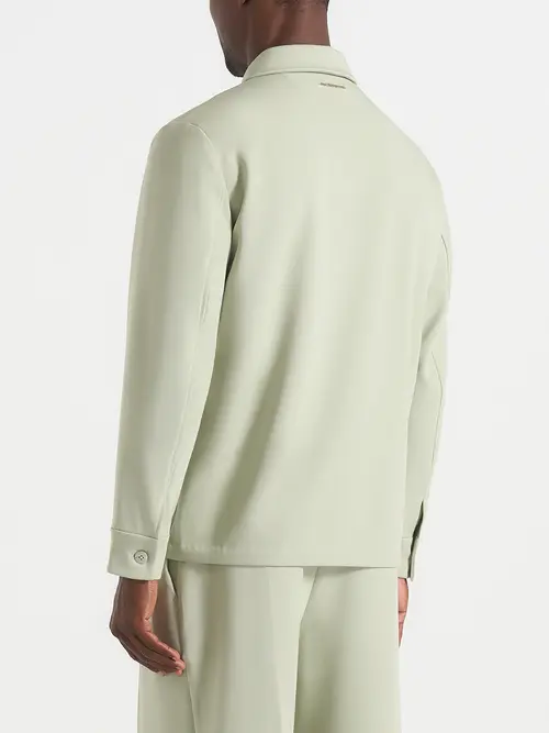 Manière De Voir Leo Hatched Overshirt