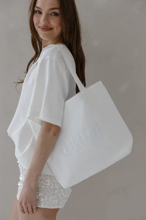 UNTAMED PETALS Wedding Day Terry Tote