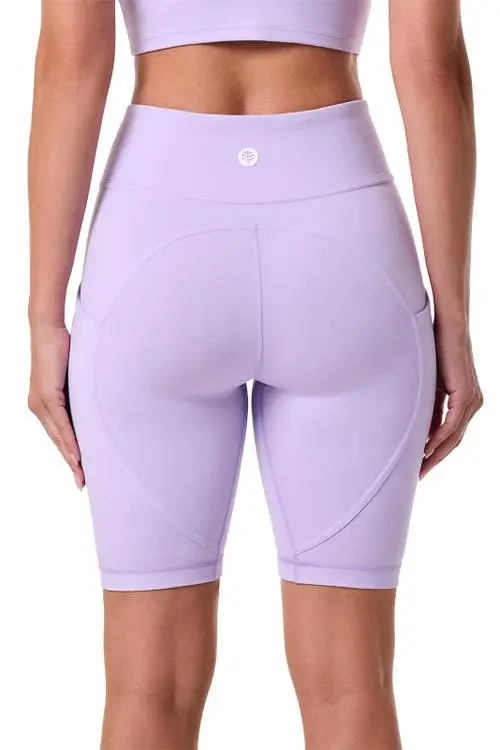 Coolibar Ananda Bike Shorts - Lavendula