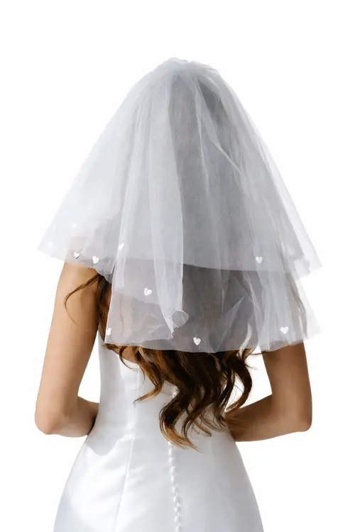 UNTAMED PETALS Lucky In Love Mini Veil - Ivory