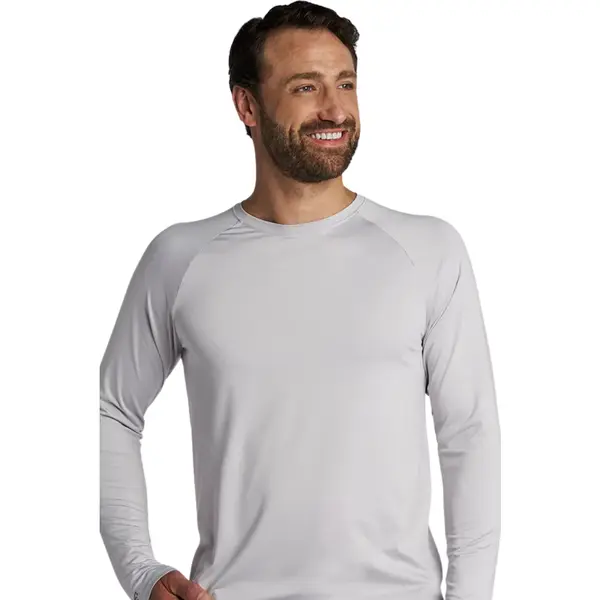 Coolibar Suntect Shield Performance Long Sleeve T-shirt - Sleek Grey