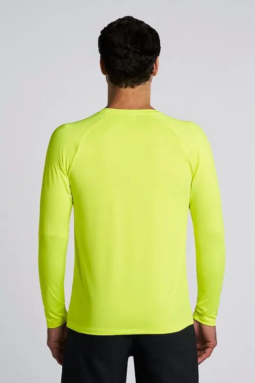 Coolibar Suntect Shield Performance Long Sleeve T-shirt - Yellow