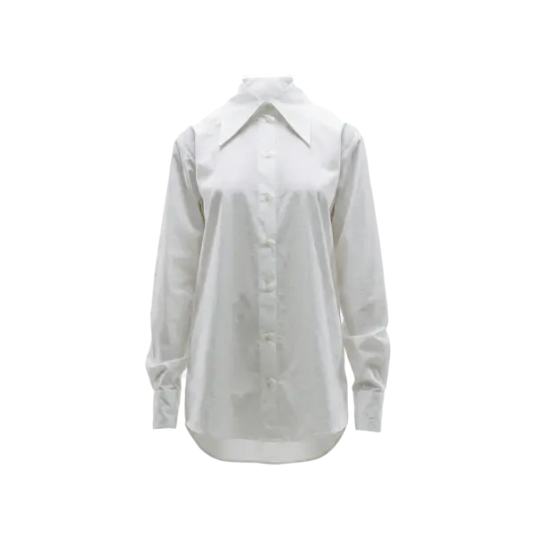 ALYSON EASTMAN Kate Button Up - White