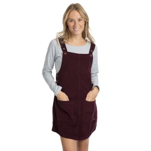 TRESPASS Twirl Casual Dress - Fig
