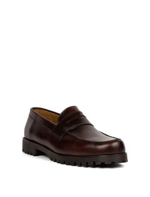 BOBBIES Frank Loafers With Notched Sole