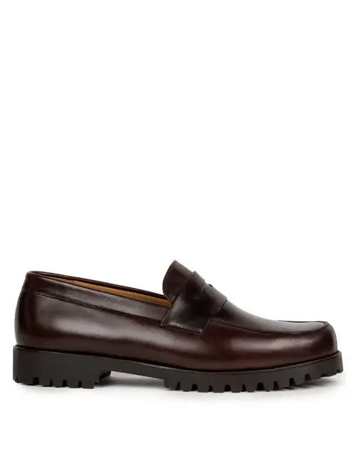 BOBBIES Frank Loafers With Notched Sole