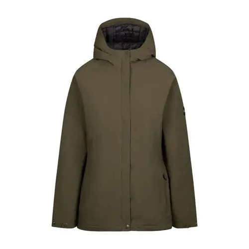 TRESPASS Carlotta Raincoat - Dark Vine