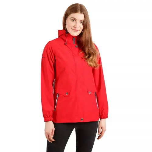 TRESPASS Flourish Waterproof Jacket - Red