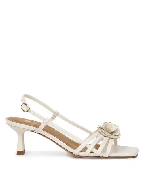 BOBBIES Luzia Heeled Sandals - Milk