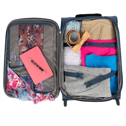 TRAVELPRO Tourlite Softside Expandable 22" Rollaboard Carry On Rollaboard Luggage - Blue
