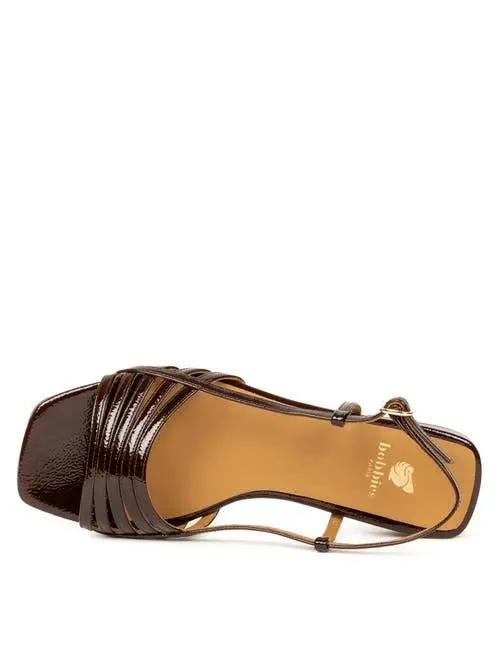 BOBBIES Diana Flat Slingback Sandals - Ganache