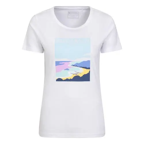 Mountain Warehouse Bournemouth Scenery T-shirt - White