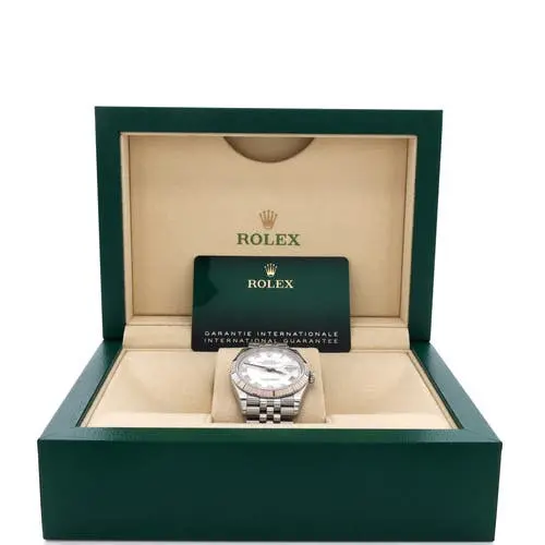 ROLEX Oyster Perpetual Datejust Automatic Watch Stainless Steel And White Gold 36