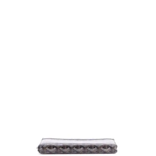 Goyard Matignon Zip Wallet Coated Canvas With Leather