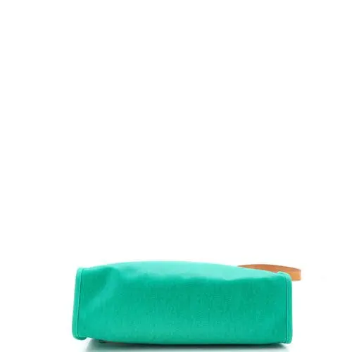 Hermès Herbag Zip Berline Vache Canvas And Leather 31