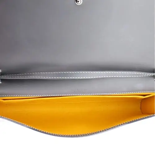 Goyard Monte Carlo Clutch With Strap Coated Canvas Pm